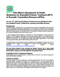 Sexually Transmitted Diseases